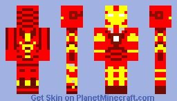 Image result for Iron Man Minecraft Java Skin