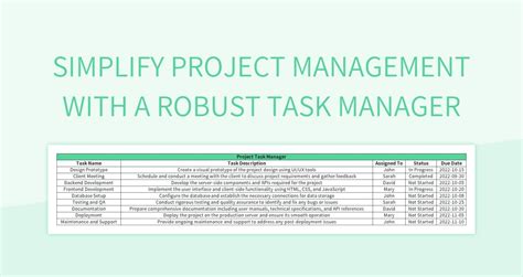 Image result for How to Create Task Manager in Excel