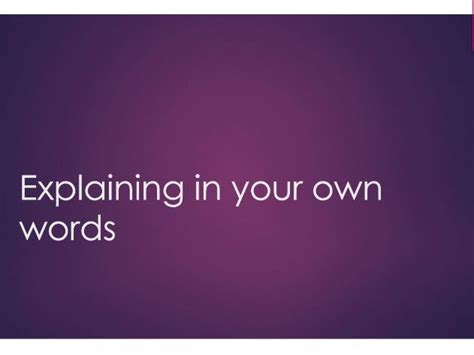 Image result for Explaining Words