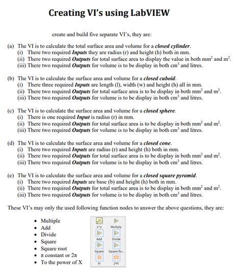 Image result for LabVIEW Tutorial Creating a Vi