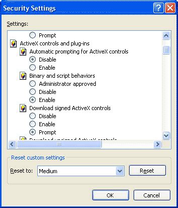 Image result for ActiveX Controls Internet Explorer