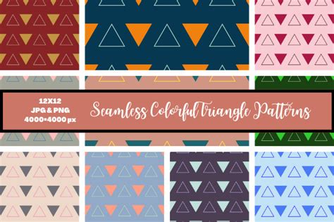 Image result for Colorful Triangle Patterns