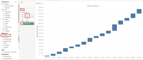 How to Make a Tableau Waterfall Chart - AbsentData