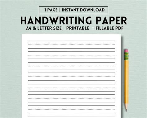 Image result for Handwriting Practice Paper Free Printable