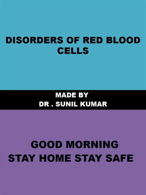 Image result for Disorders of Red Cells Made Simple