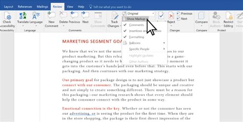 Image result for Word Tracking Changes Tutorial