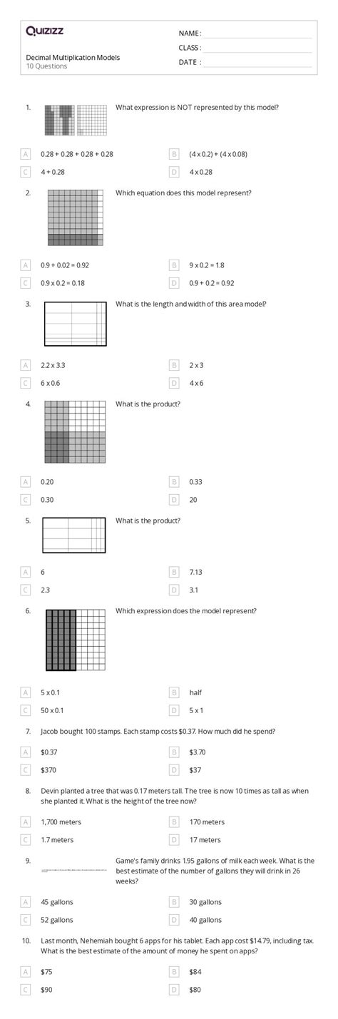 Image result for Area Model for Multiplying Mixed Numbers Worksheet Grade 5