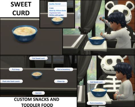 Image result for Sims 4 Snacks Mod