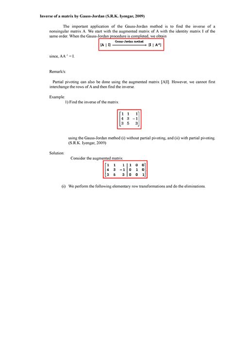 Image result for Matrix Inversion MATLAB