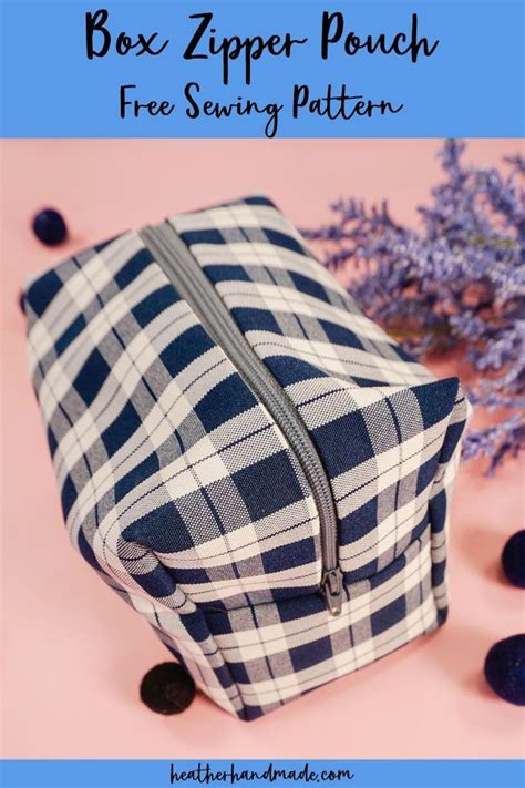 Image result for Box Zipper Pouch Pattern-Free