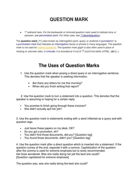 Image result for Question Mark PDF
