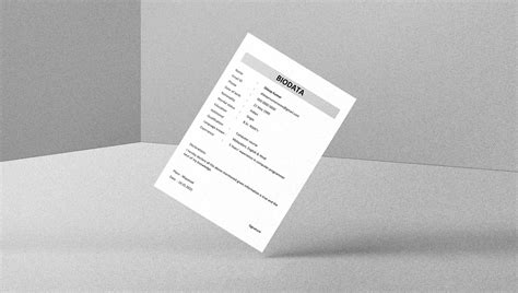 Image result for How to Write Bio Data in MS Word