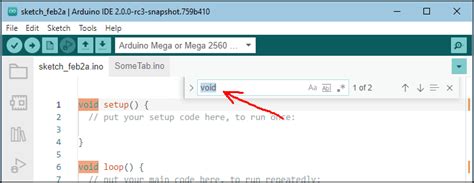 Image result for Arduino IDE Tabs