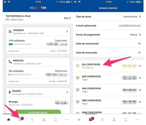 Image result for Recibo Conta Internet Tim
