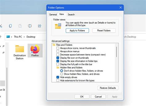 Image result for File Explorer Options Windows 11