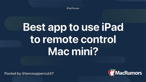 Image result for Remote Control Mac From iPad