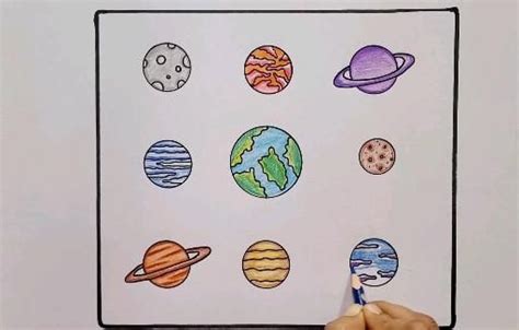 Image result for Solar System Drawing Simple
