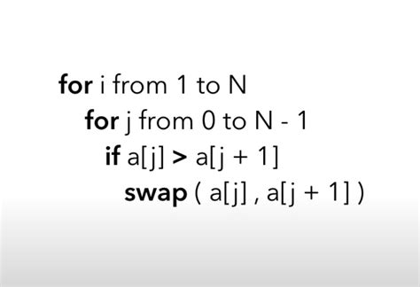 Image result for Bubble Sort Pseudocode Examples and Answers