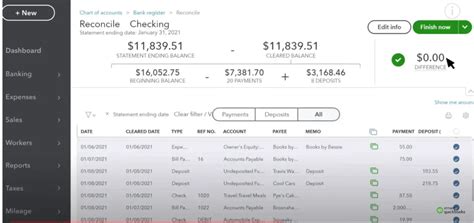 Image result for QuickBooks Reconcile Tutorial