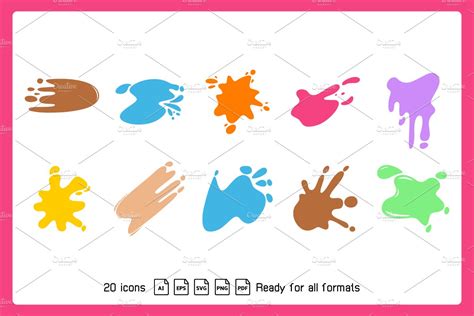 Image result for Color Paint Splatter Vector