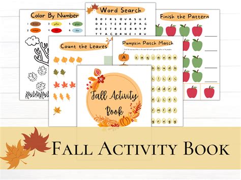 Image result for Free Fall Activity Book Printable