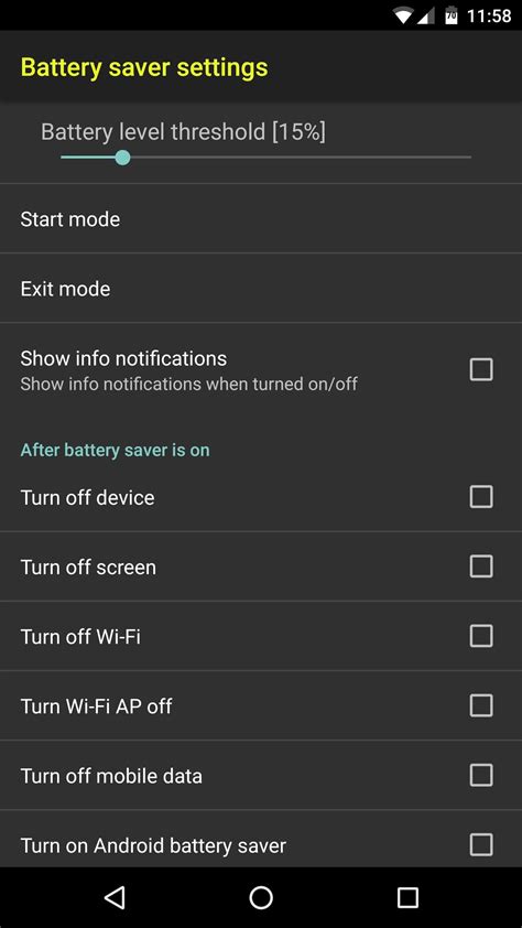 Image result for Android Old Power Options