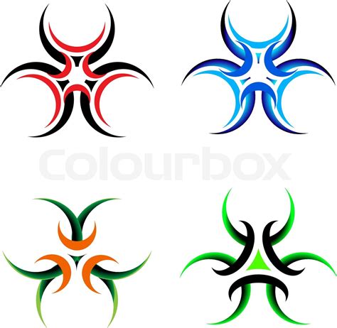 Set of tattoos symbol | Stock vector | Colourbox