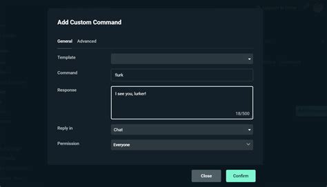 Image result for How to Add Lurk Command Streamelements