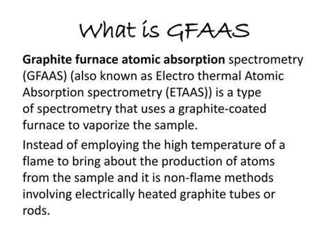 Image result for Graphite Furnace Atomic Absorption Spectroscopy