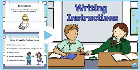 Image result for How to Write Instructions
