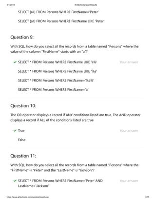 Image result for Nested Select Quiz SQL Zoo