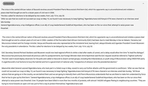 Image result for Automatic Summarization Sample Photo