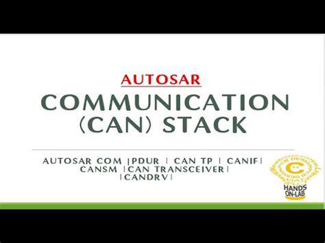 Image result for AUTOSAR LD Com Stack