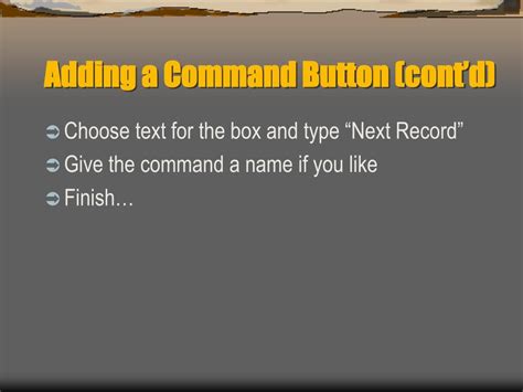 Image result for Access Command Button with Message Box