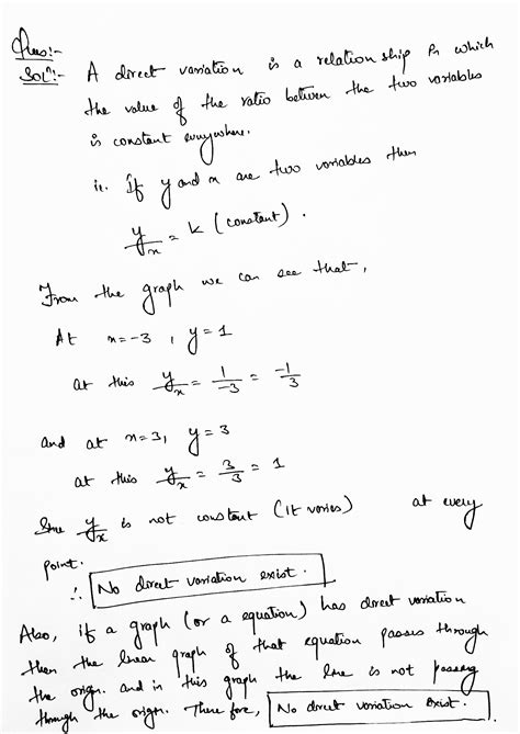 Image result for What Is Not a Direct Variation