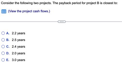 Image result for How to Calculate Pay Back Period for Two Projects
