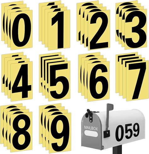 Image result for Lighted Mailbox Numbers