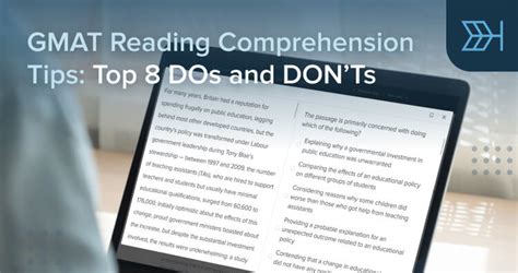 Image result for GMAT Reading Comprehension Tips