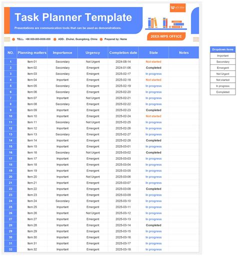45+ Free Excel Planner Templates Csv - Great Research