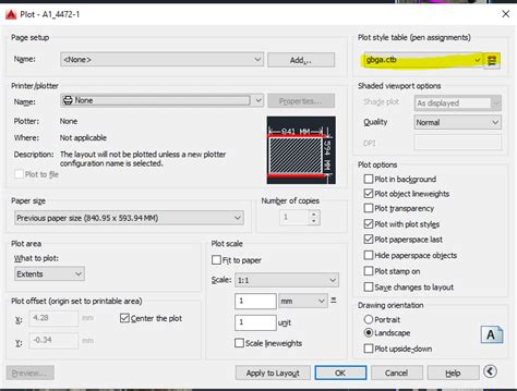 Image result for Setting Up an AutoCAD CTB File