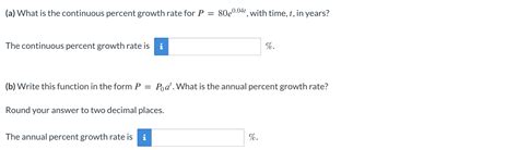 Image result for Continuous Growth Rate Formula