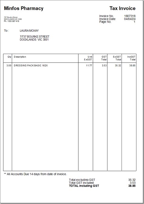 Image result for Docketwise Tutorials Invoice