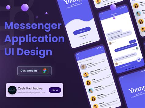 Image result for Messenger UI/UX Design