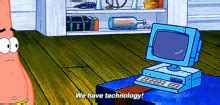 Image result for Patrick Destroying Computer