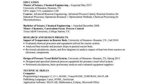 Image result for Biomedical Science Student Resume