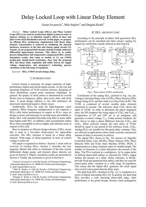 Image result for Delay Locked Loop Tutorial