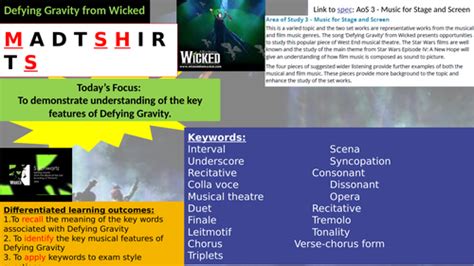 Image result for Defying Gravity Edexcel