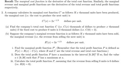 Image result for Marginal Cost Cost Function