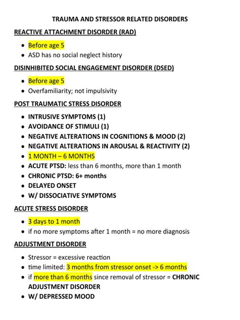 4 Trauma and Stressor Related Disorders | PDF