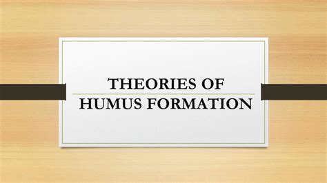 Image result for Humus Science